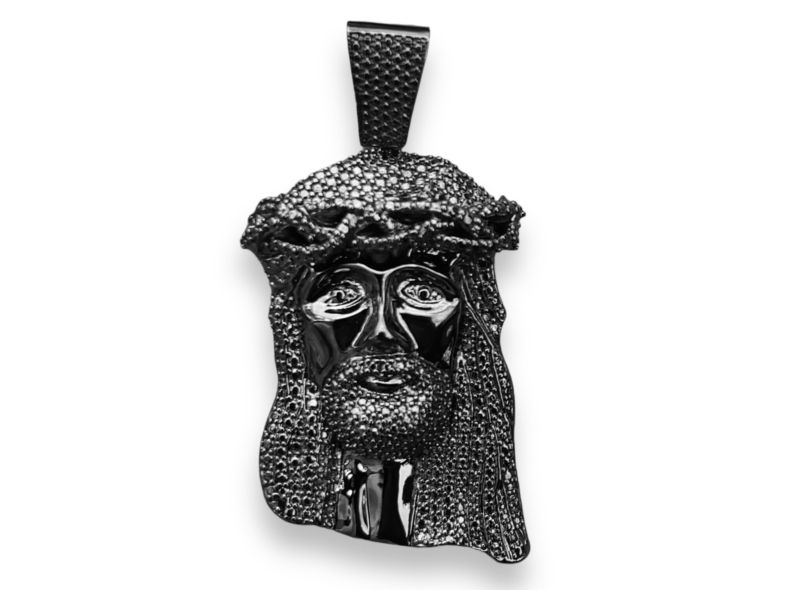 Black Jesus Piece - Kanye Black Jesus Piece - Black Rhodium Jesus Piece ...