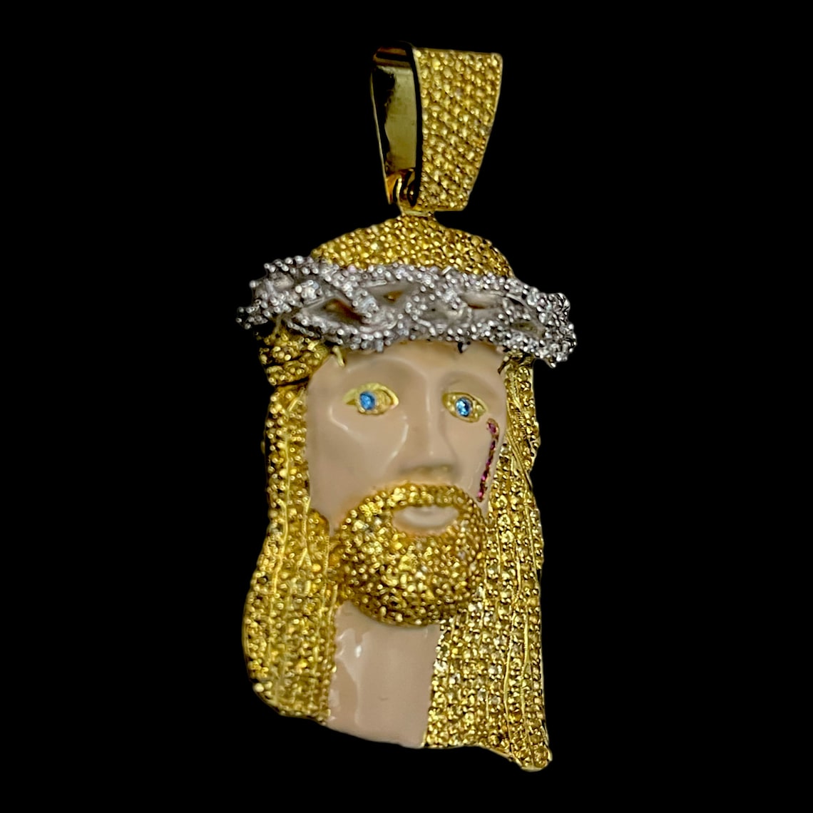 The Kanye Jesus Piece Aka the GOOD Jesus Piece With Enamel Small Size ...