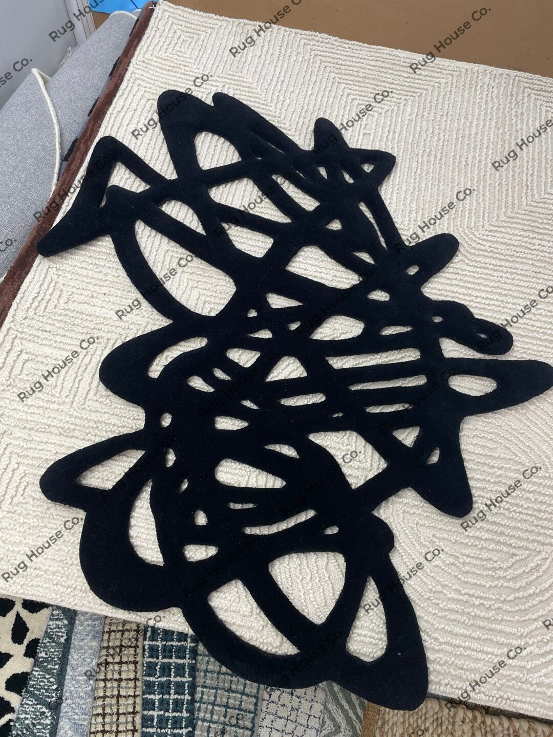 Modern Hand Tufted Area Rug High Low Carpet 100% Woolen Rug - Etsy