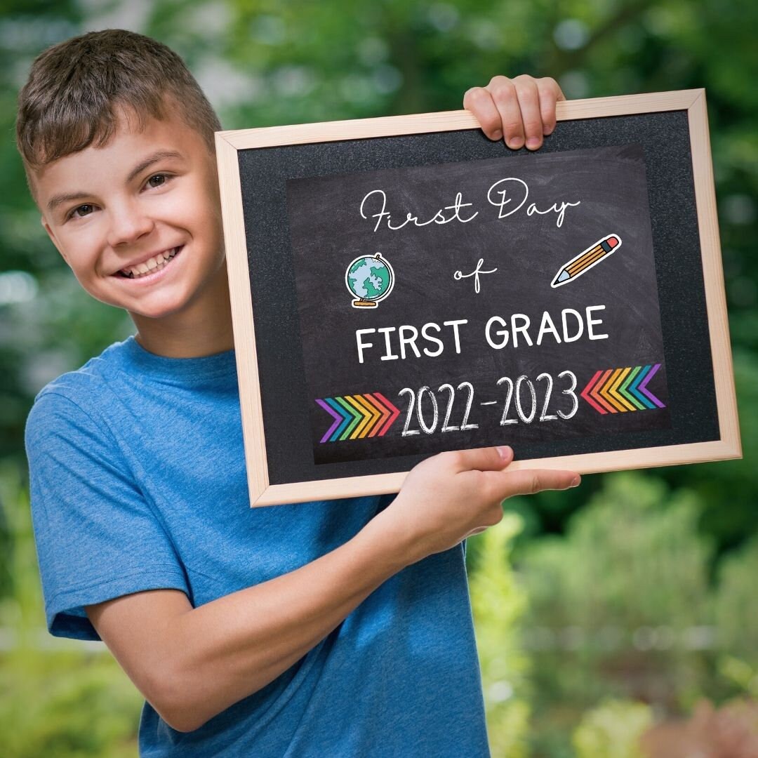 First Day of School Printable Signs, INSTANT DOWNLOAD, Printable Back ...