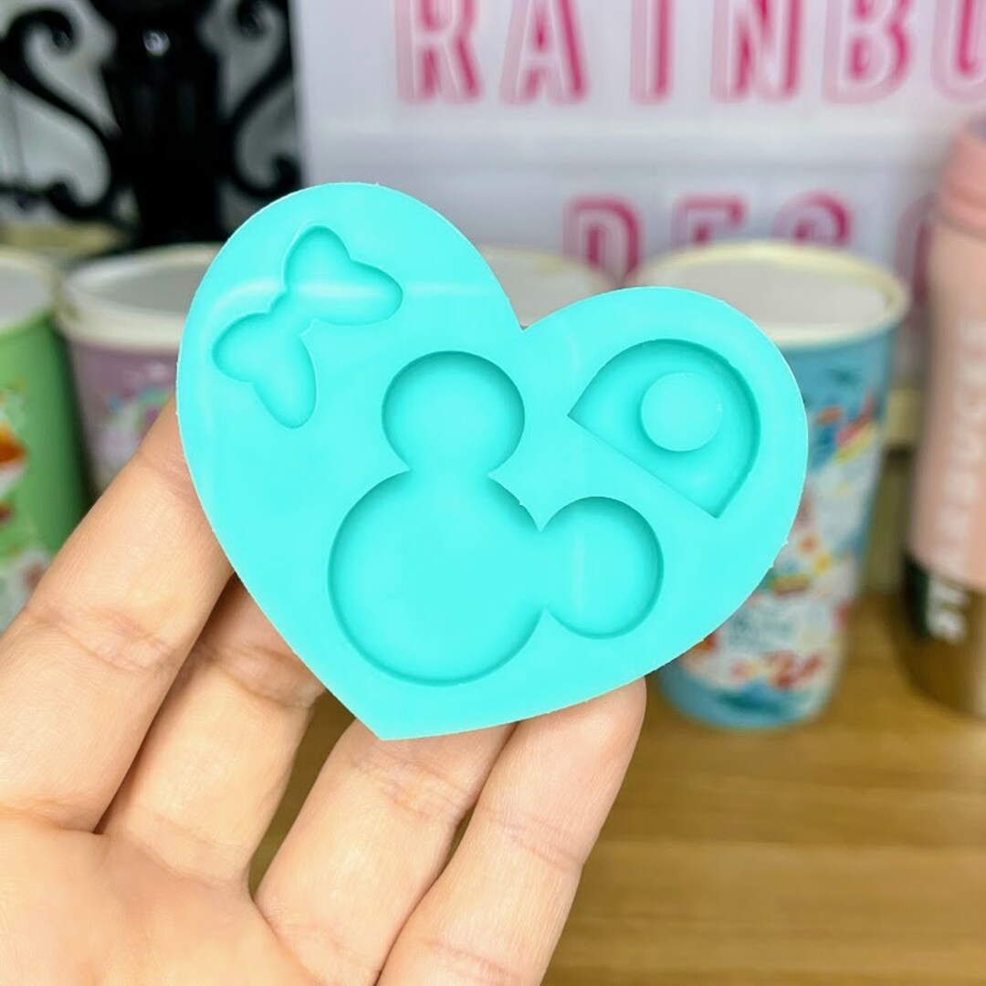 Solid Mouse Head Straw Topper Silicone Mold - Etsy