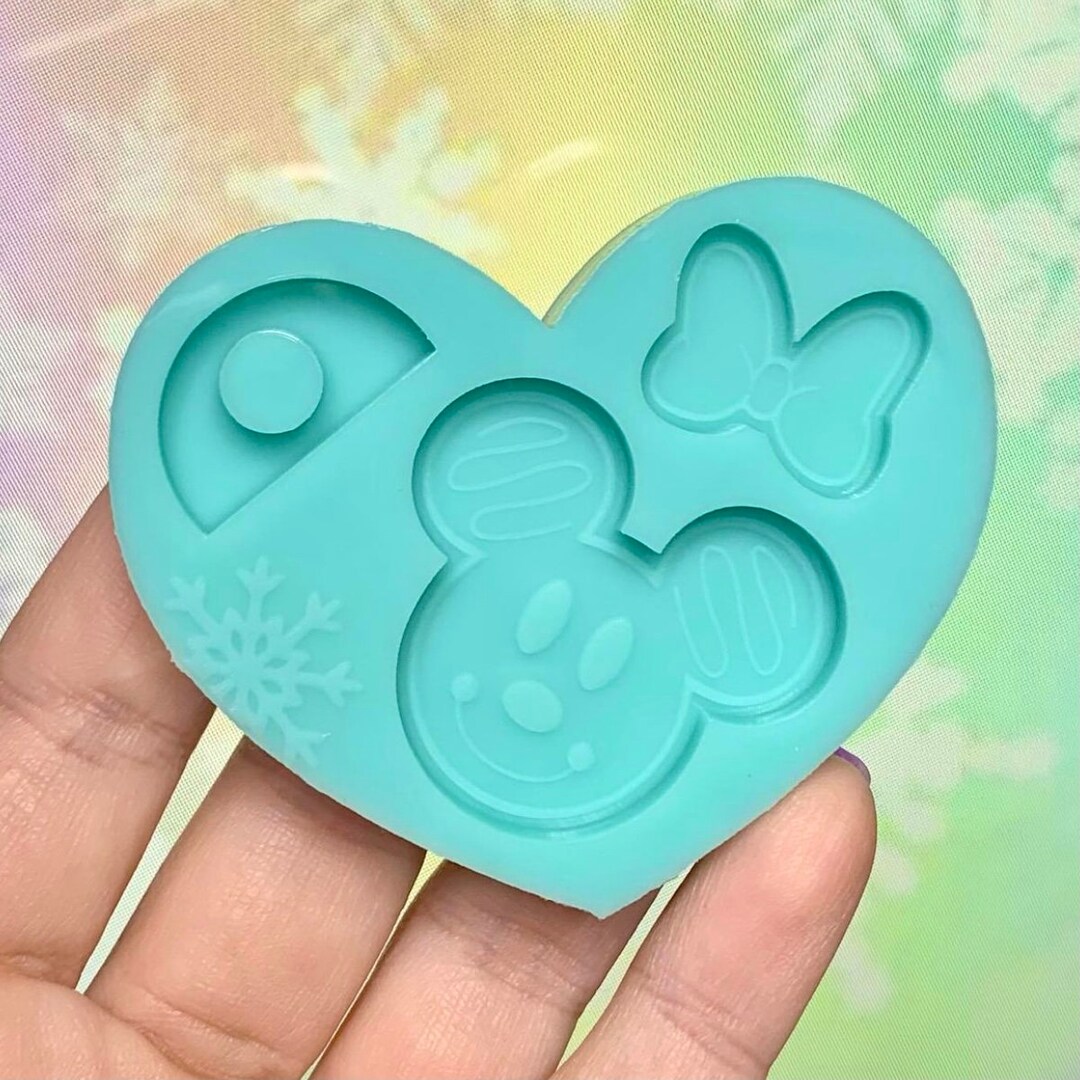 Mouse Gingerbread Christmas Straw Topper Silicone Mold - Etsy