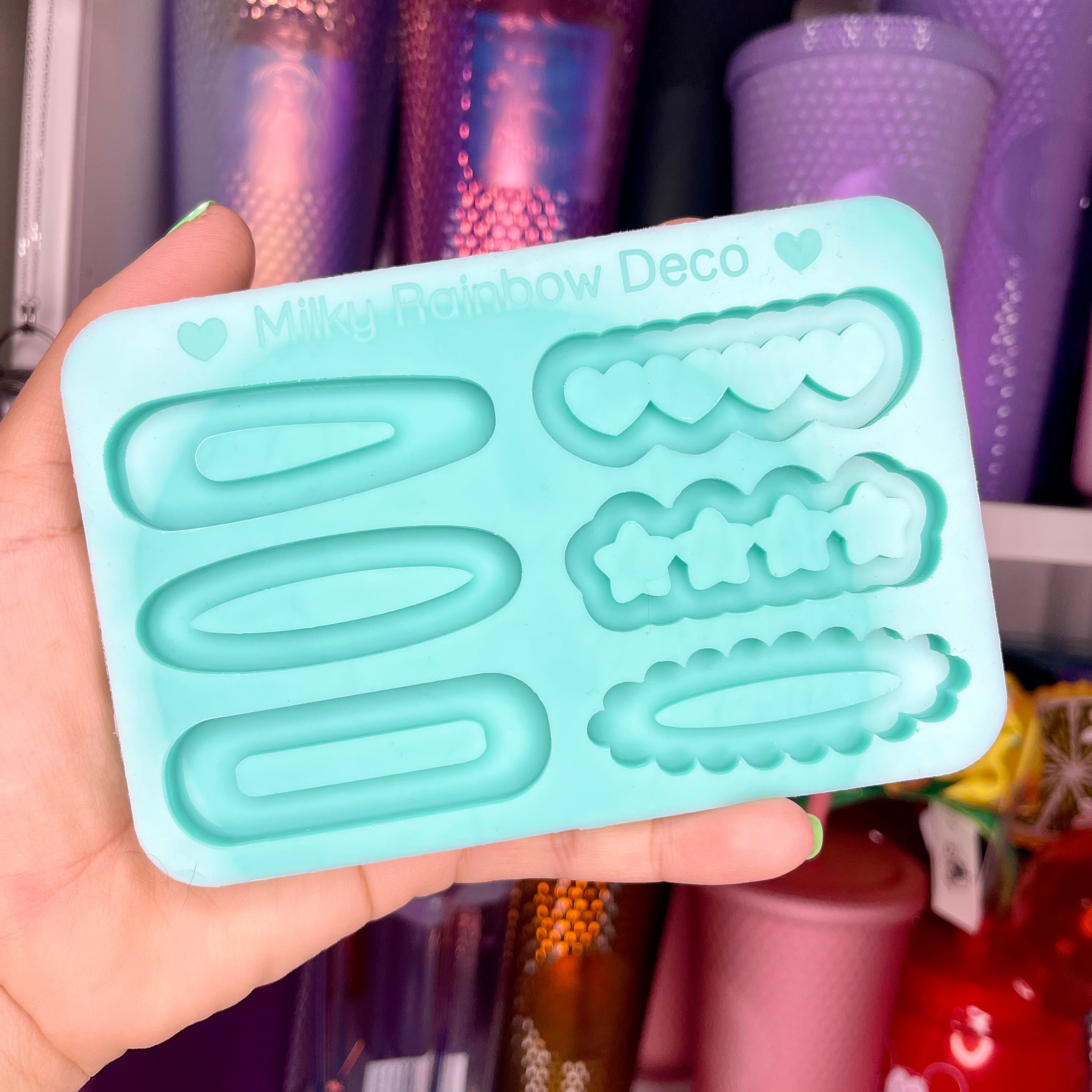 Shaker Barrettes Silicone Mold Pallet - Etsy