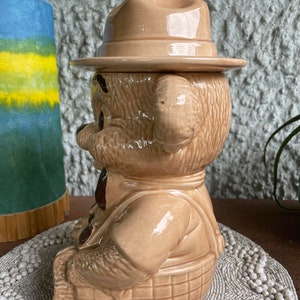 Ranger Bear/smokey Bear Cookie Jar by Cumberland Ware Made in U.S. - Etsy