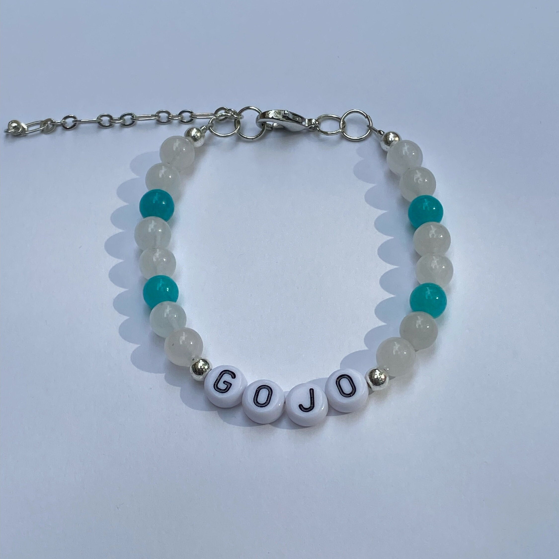 Gojo Satoru Beaded Bracelet Anime Jujutsu Kaisen JJK - Etsy