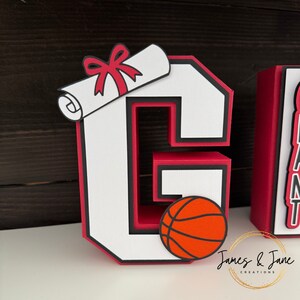 Graduation 3D Letters | Grad Party Decor, Gift, Personalized Grad 3D ...