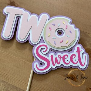 Sweet One, Two Sweet Centerpiece Sticks | Personalized Sweet One, Two ...