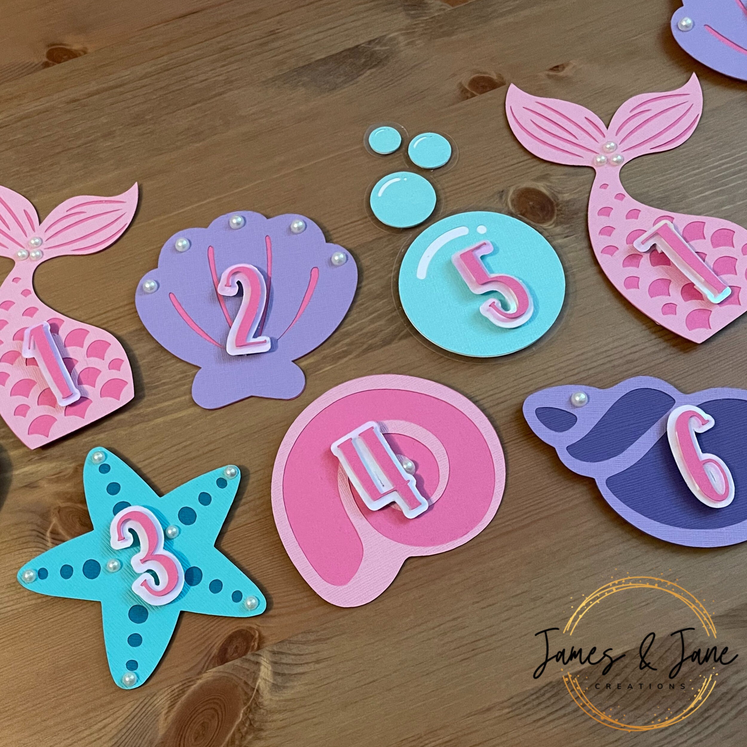 Mermaid Milestone Banner Mermaid Birthday Party Under the - Etsy