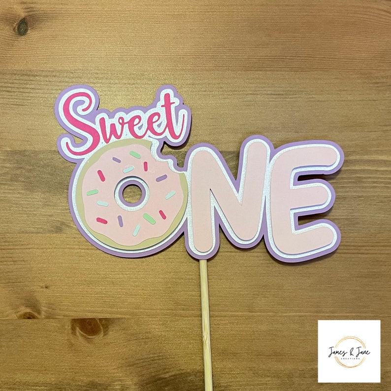 Sweet One Two Sweet Centerpiece Sticks Personalized Sweet - Etsy