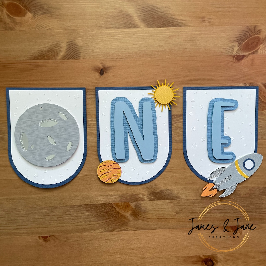 Space Highchair Banner | Outer Space, First Trip Around the Sun, Galaxy ...