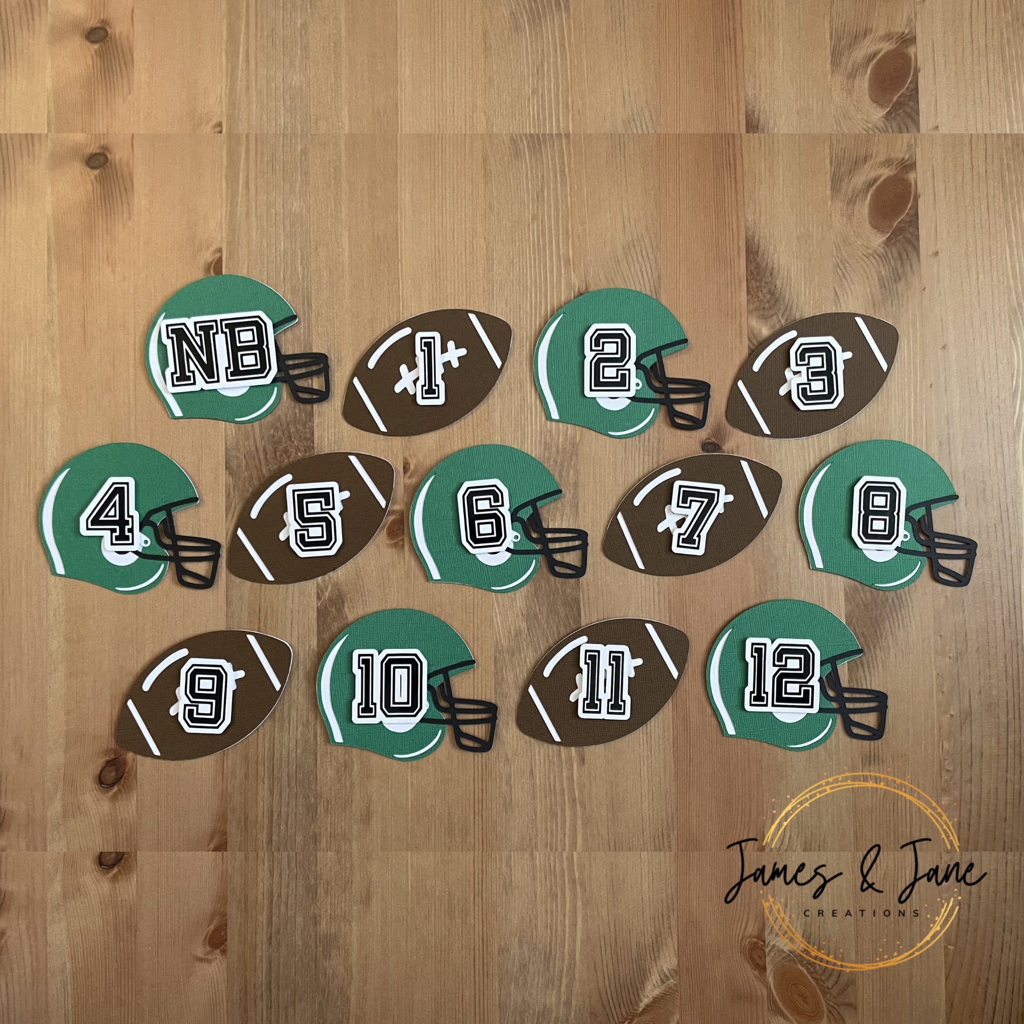 Football Milestone Banner First Year Down Banner Football - Etsy