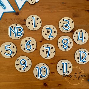 Custom 3D Letters | Milk & Cookies Birthday Theme, One Tough Cookie ...