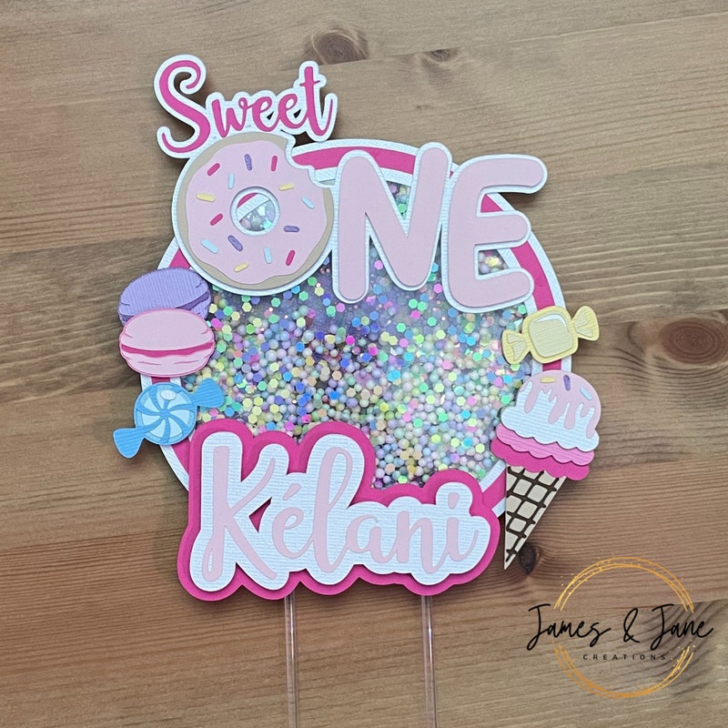 Shaker Cake Topper - Etsy