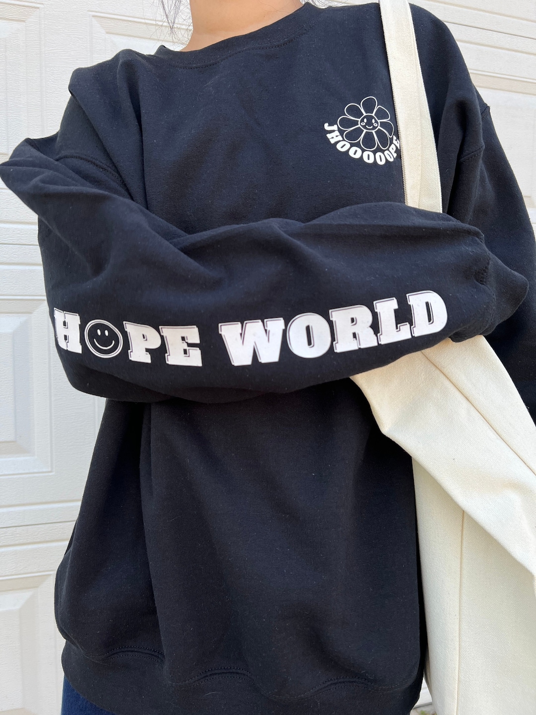 Jhope - Hope World Crewneck Sweater - Etsy