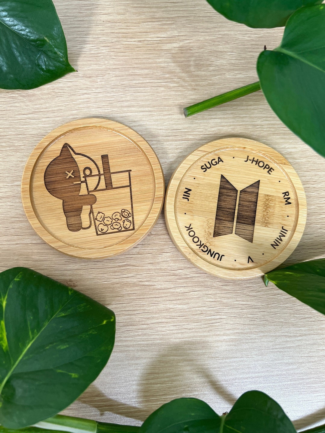 BTS Coasters - 2 Designs to Choose From - Etsy
