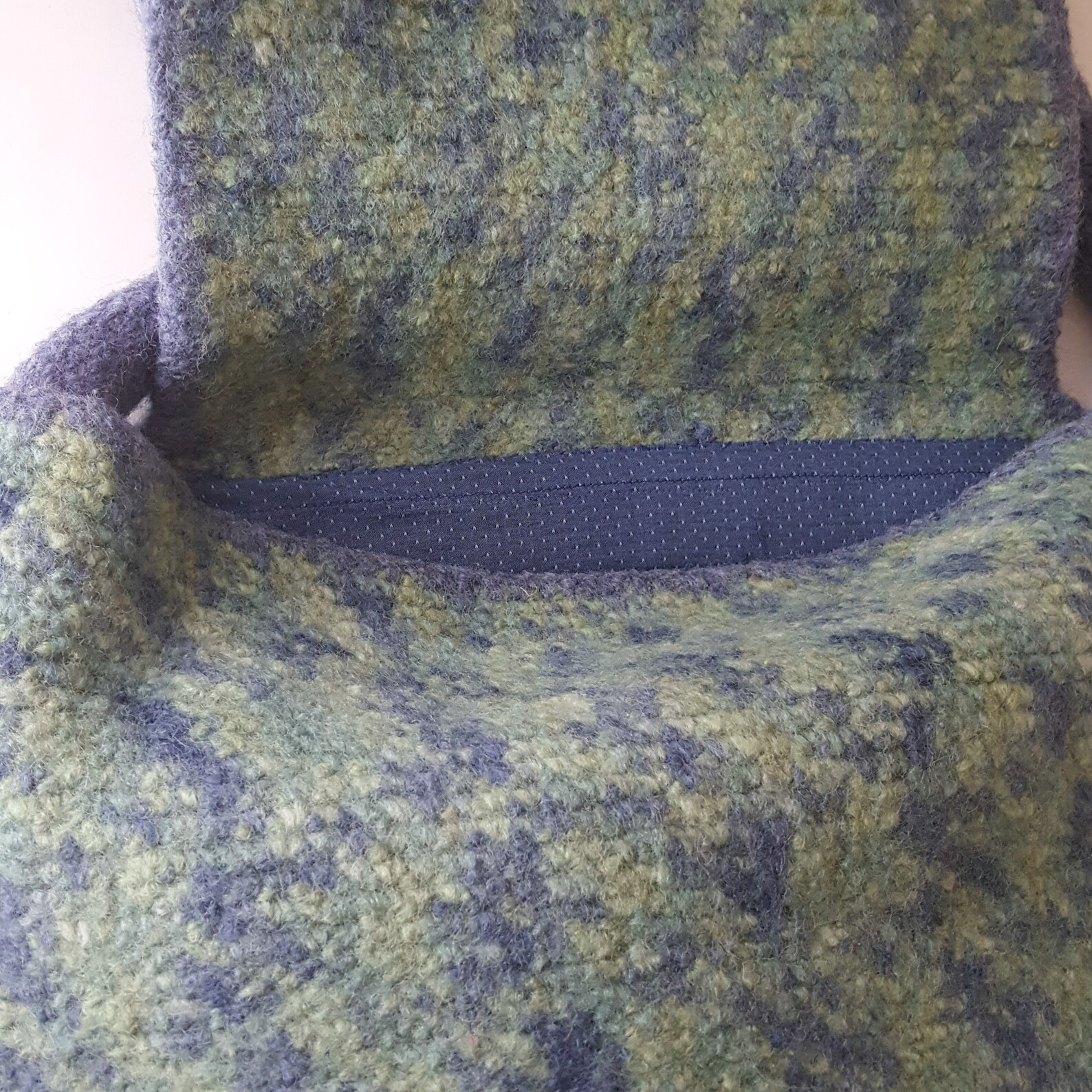 Large Felted Wool Crochet Messenger Bag, Handmade Shoulder Bag - Etsy