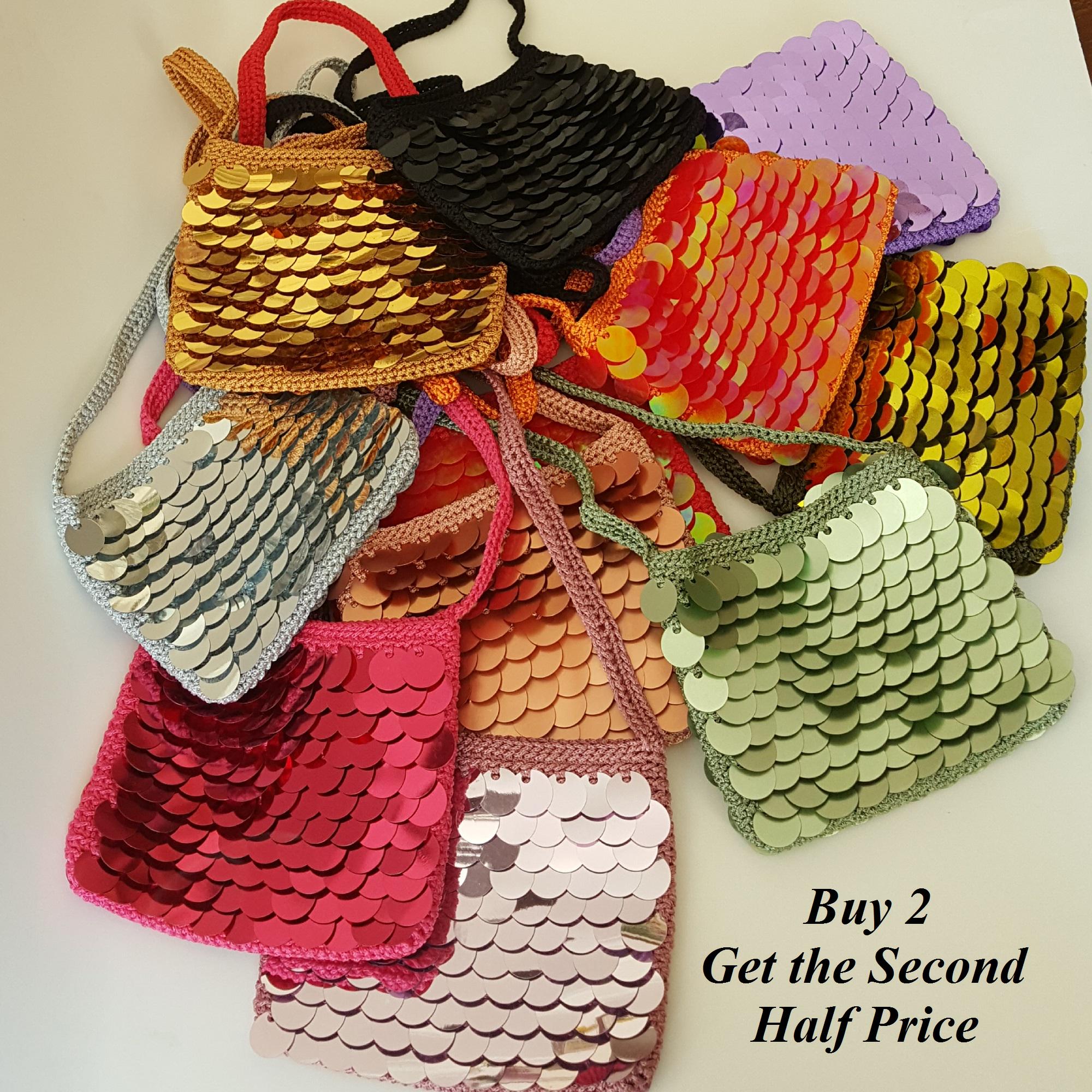 Mini Fashion Bag With Sequins, Small Paillette Sequin Crossbody Bag, 10 ...