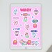 Itzy Wdzy Sticker Sheet, Kpop Stickers, Downloadable and Printable ...