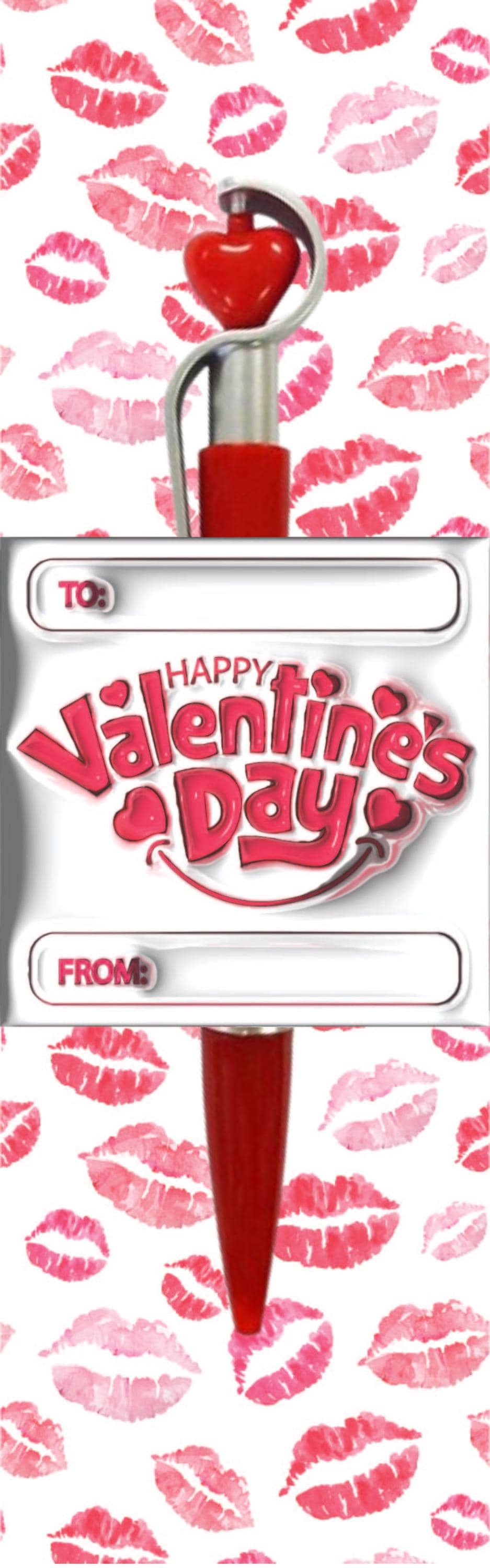 Valentines-inspired Pen Sleeve, Pen Holder Souvenir Template Best for ...