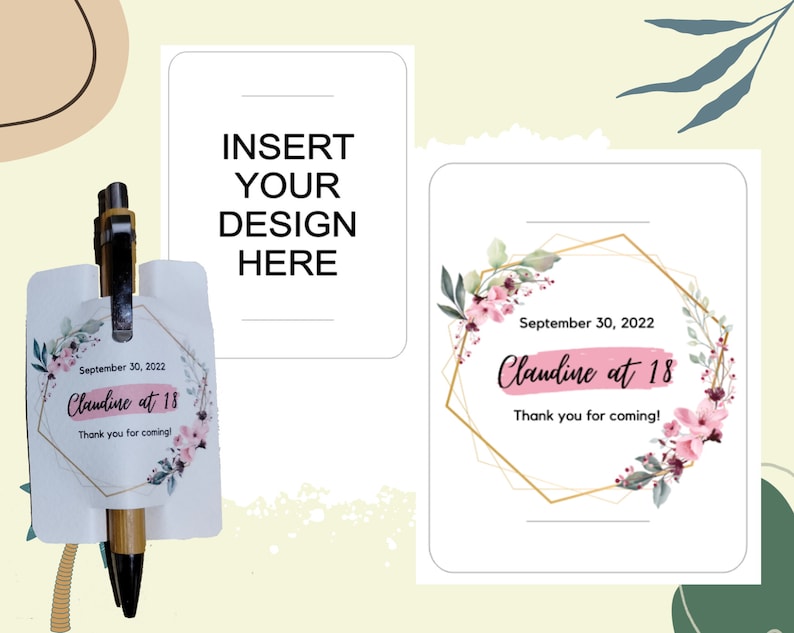 Pen Holder Souvenir Template Best for Giving Away Pens in Any Occasion ...