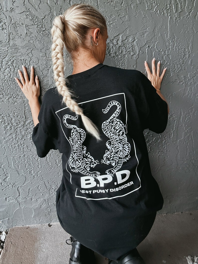 BPD Unisex Ultra Cotton Tee Black Pink Rave Tops EDC EDM Rave Outfits ...