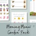 Morning Menu Garden Pack, Morning Time Bundle, Homeschool Printable ...