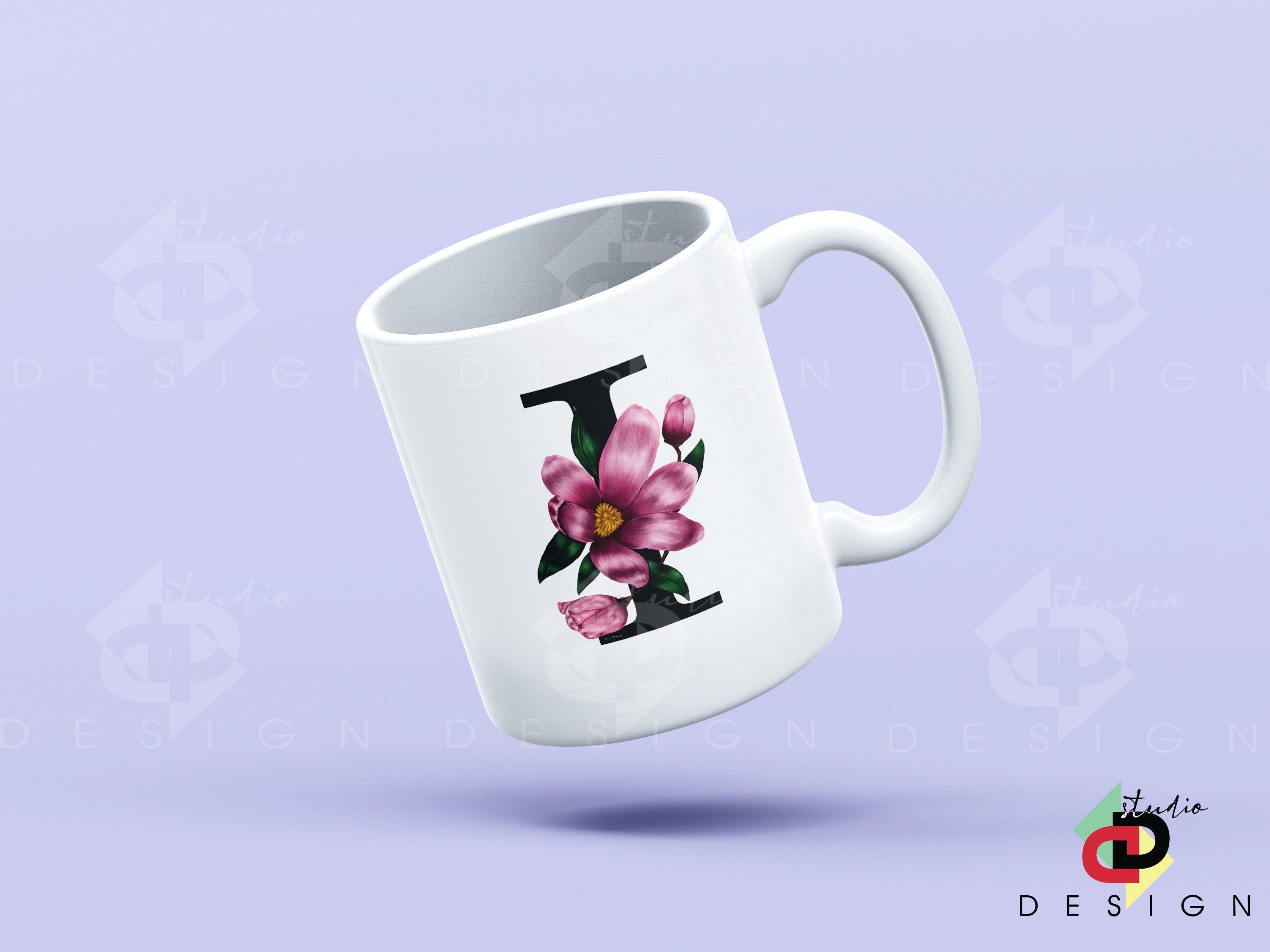 Letra I, cartel de letras individuales, arte de la pared, cartel I ...