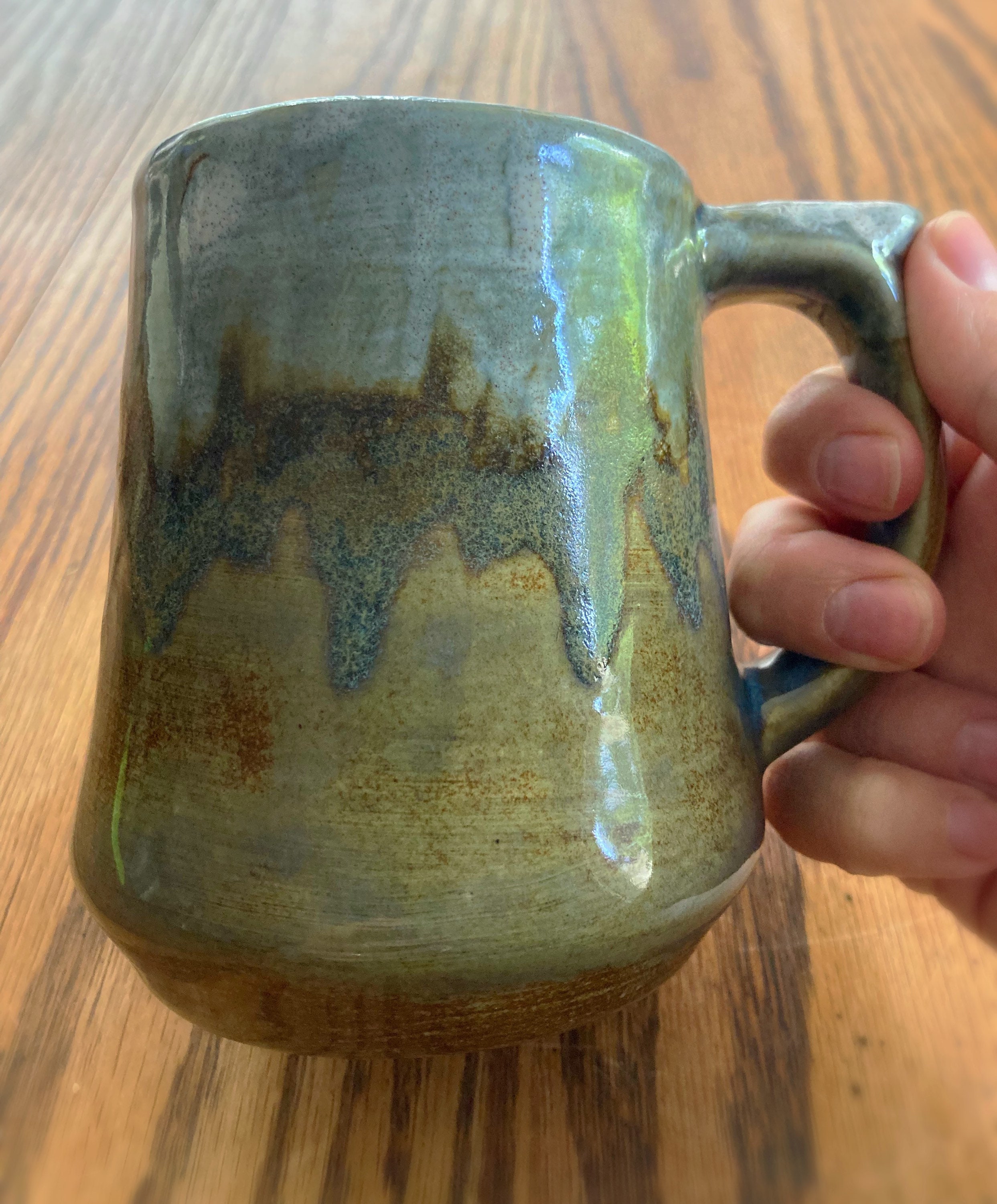 Large Ceramic Mug Large Pottery Mug Handmade Coffee Mug - Etsy