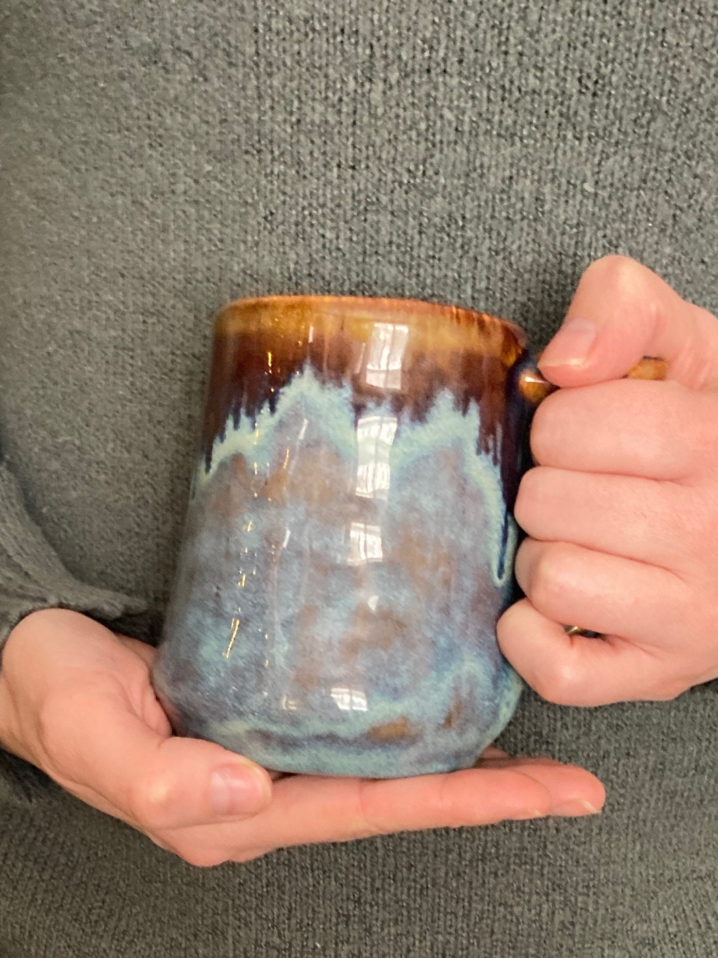 Large Ceramic Mug, Large Pottery Mug, Handmade Coffee Cup - Etsy