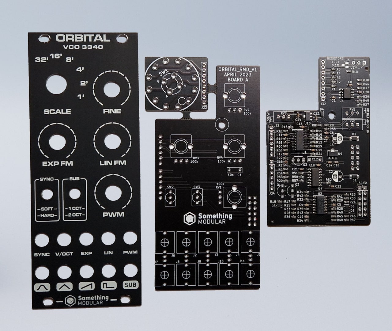 ORBITAL Analog Voltage Controlled Oscillator Eurorack Modular Full KIT ...