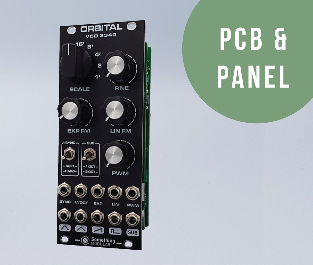 ORBITAL Analog Voltage Controlled Oscillator Eurorack Modular PCB and Panel - Etsy