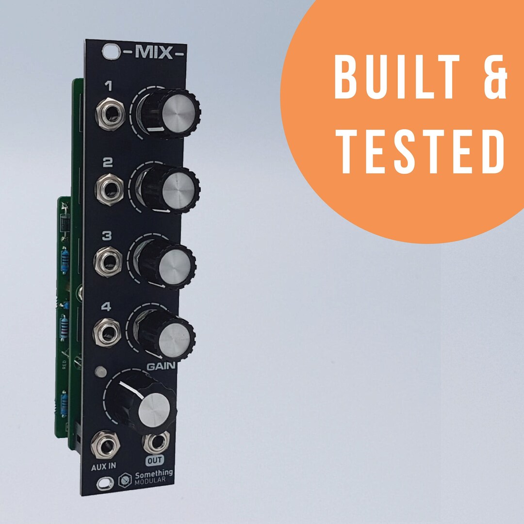 MIX – Audio & CV Mixer With Peak Indicator - Eurorack Module - Built ...