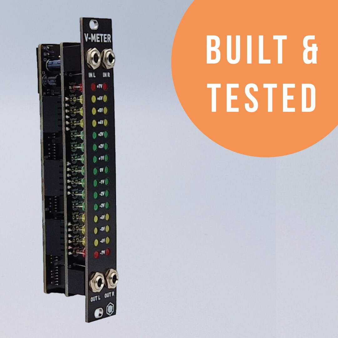 V-METER - Stereo LED Voltage Meter - Eurorack Modular - Built and ...