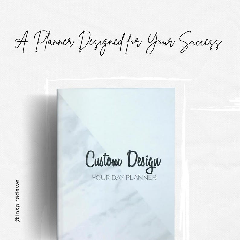 Custom Design Your Day Planner - Printable & Digital | Daily ...