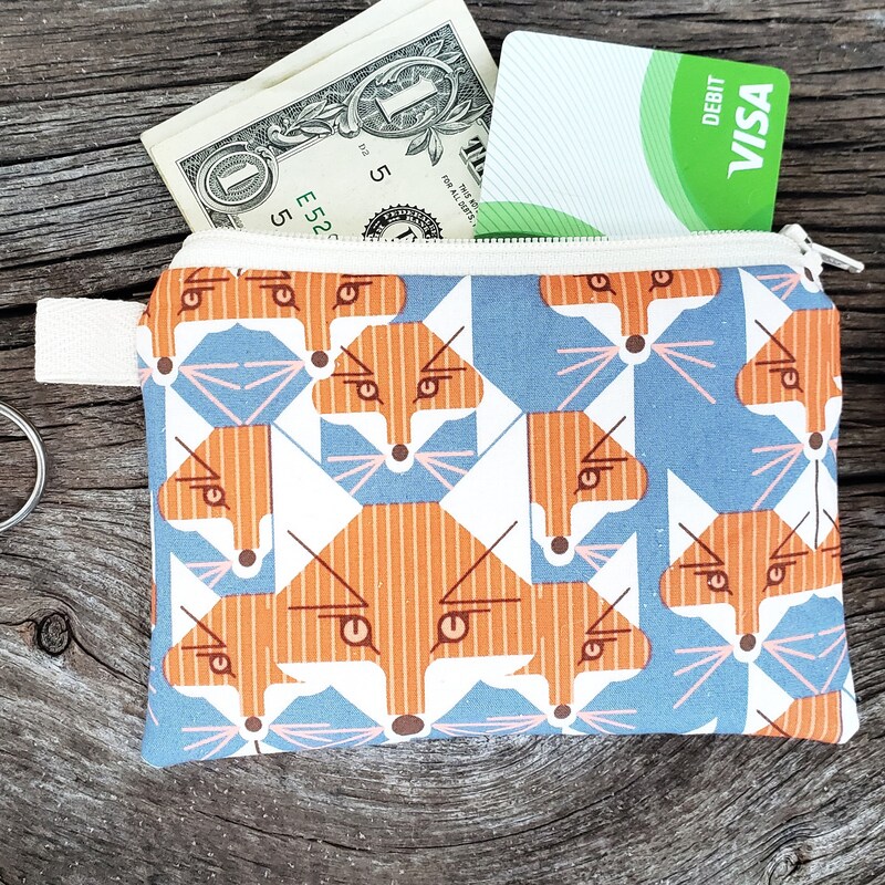 Fox Zipper Pouch - Etsy
