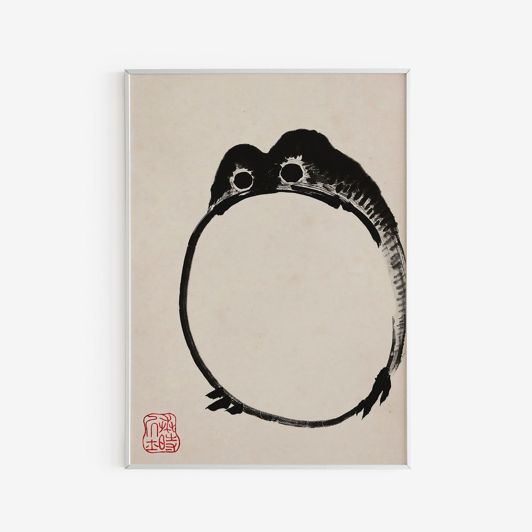 Hokusai Poster Matsumoto Hoji Vintage Japanese Art Print Exhibition ...