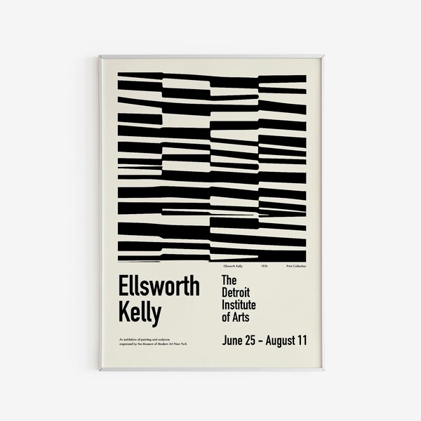 Ellsworth Kelly Poster - Etsy