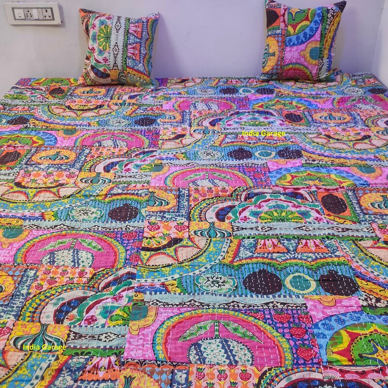 Indian Cotton Quilt - Etsy