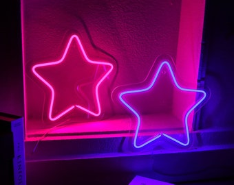 Hot Neon Pink Sign - Etsy