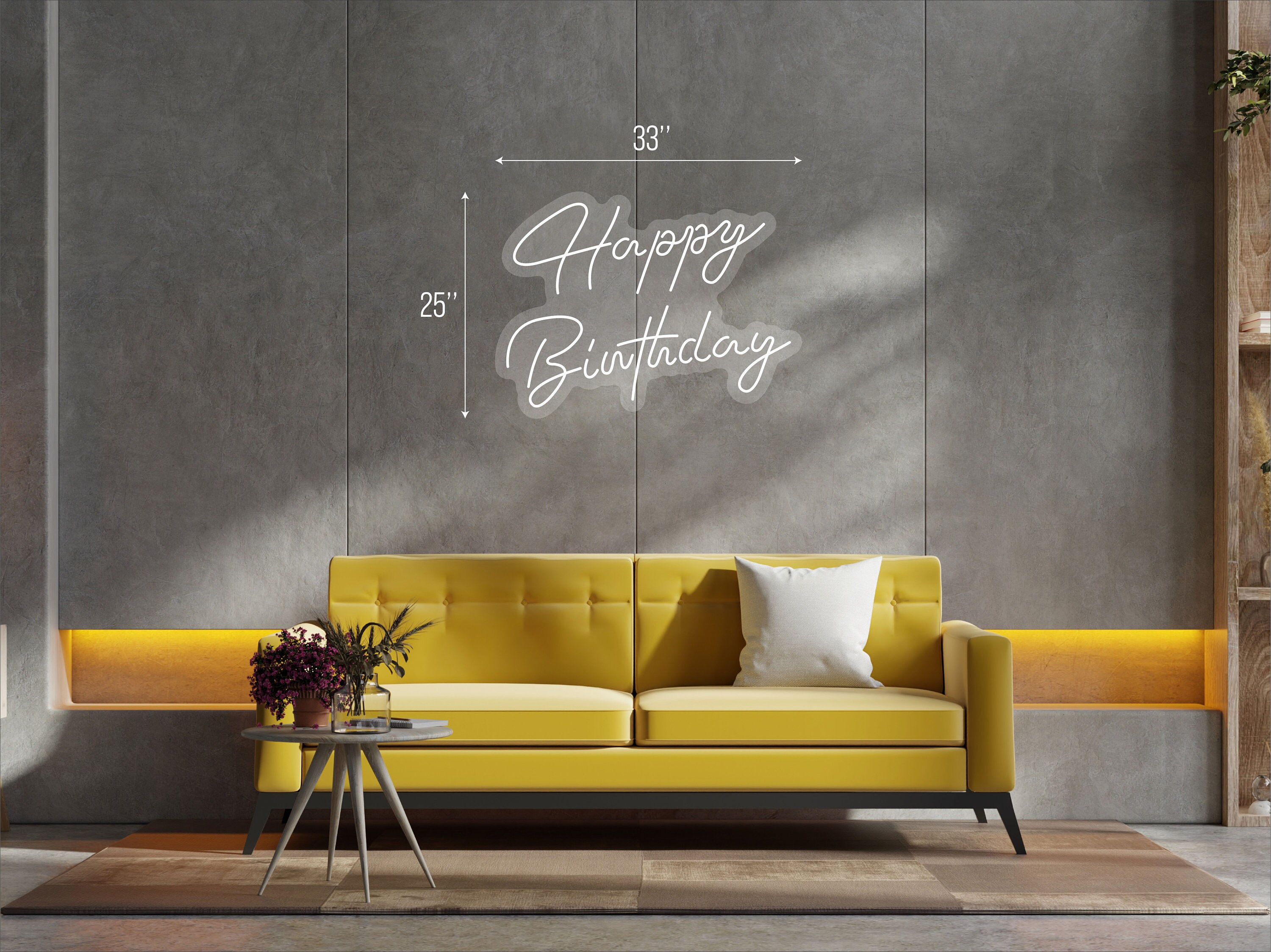 Happy Birthday Neon Sign Birthday Neon Sing Birthday Party Etsy Happy Birthday Neon Sign Birthday Neon Sing Birthday Party Etsy