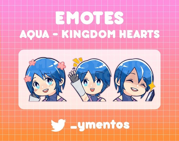 Aqua Emotes Kingdom Hearts Twitch / Discord / Youtube - Etsy Österreich