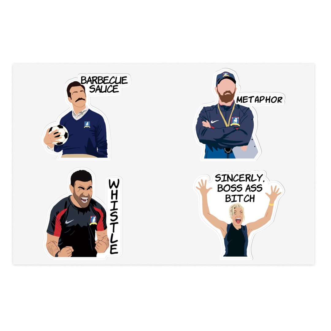 Ted Lasso Sticker Sheets - Etsy