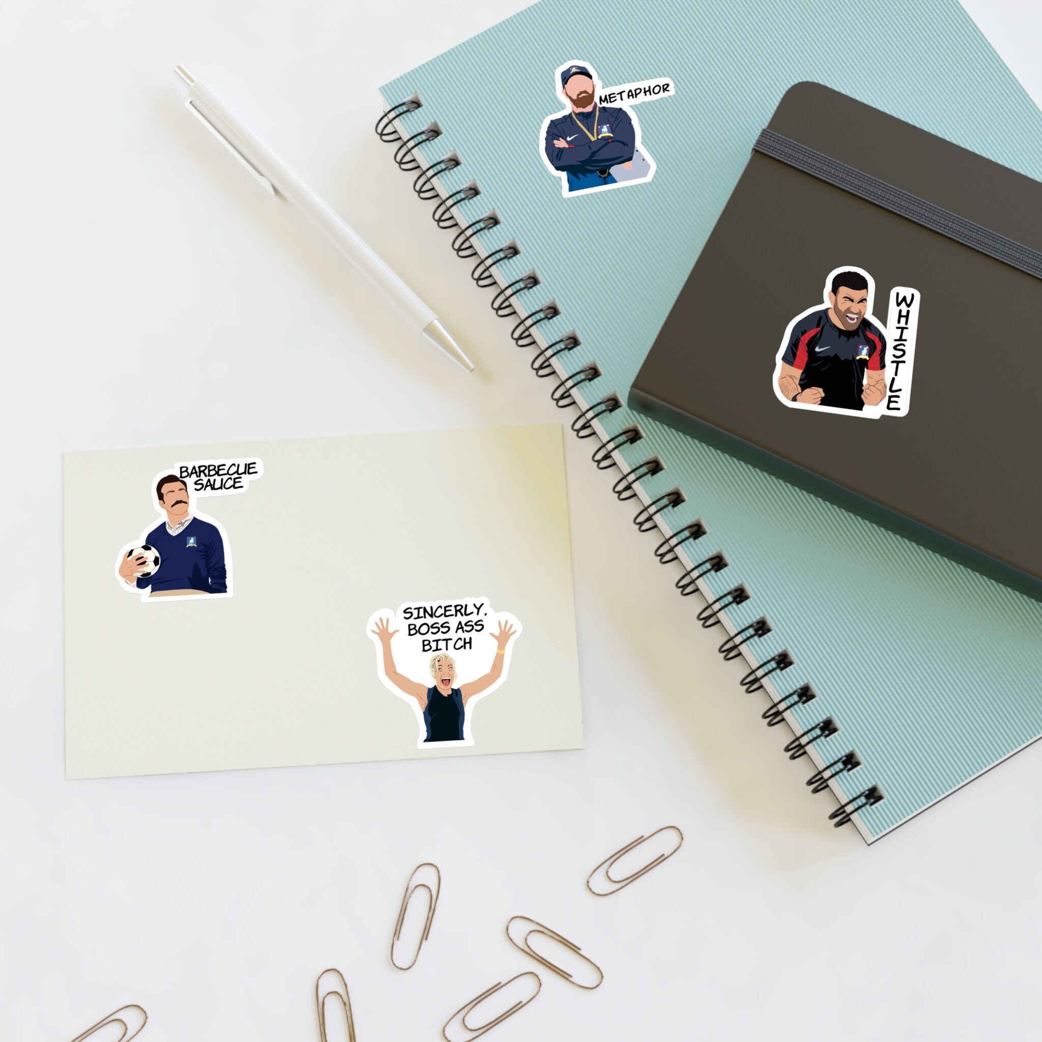 Ted Lasso Sticker Sheets - Etsy