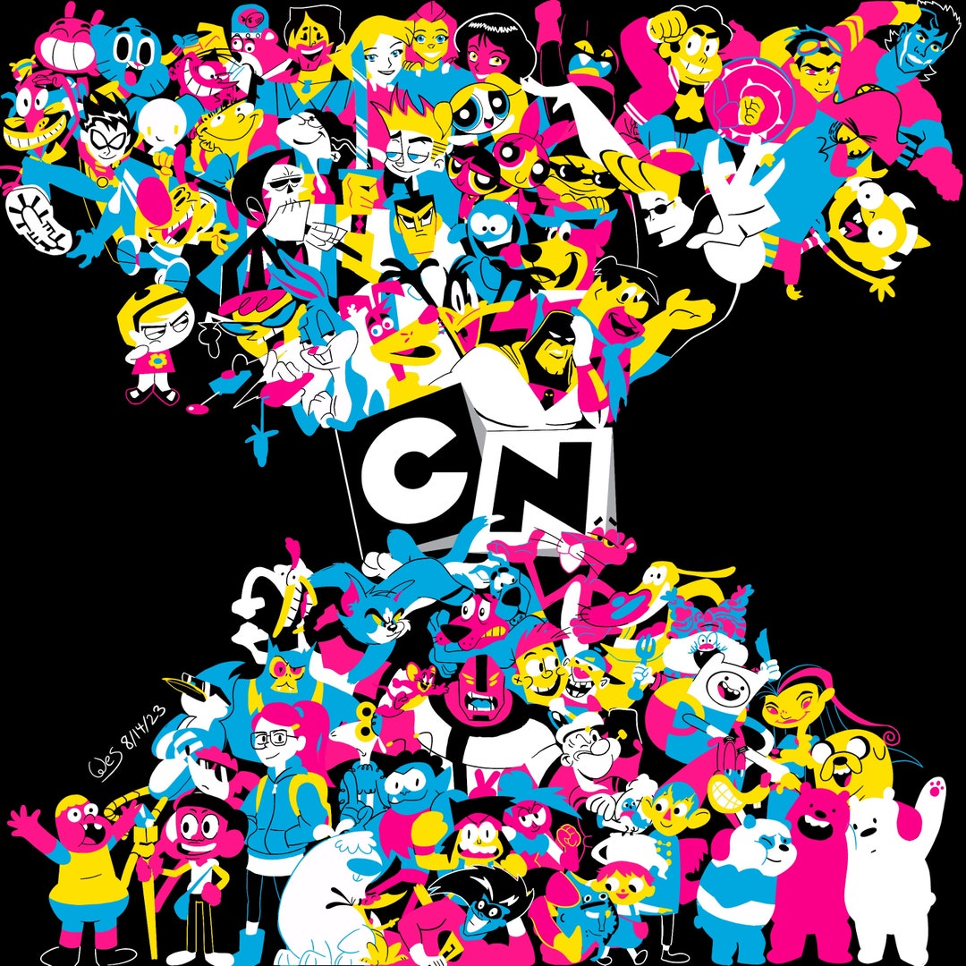 Cartoon Network Celebration (signed) - Etsy