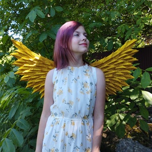 Small Golden Fairy Wings for Child and Adult Angel Cosplay Costume ...