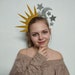 Headband Sun and Moon Crown With Moon and Stars Headpiece for Christmas ...