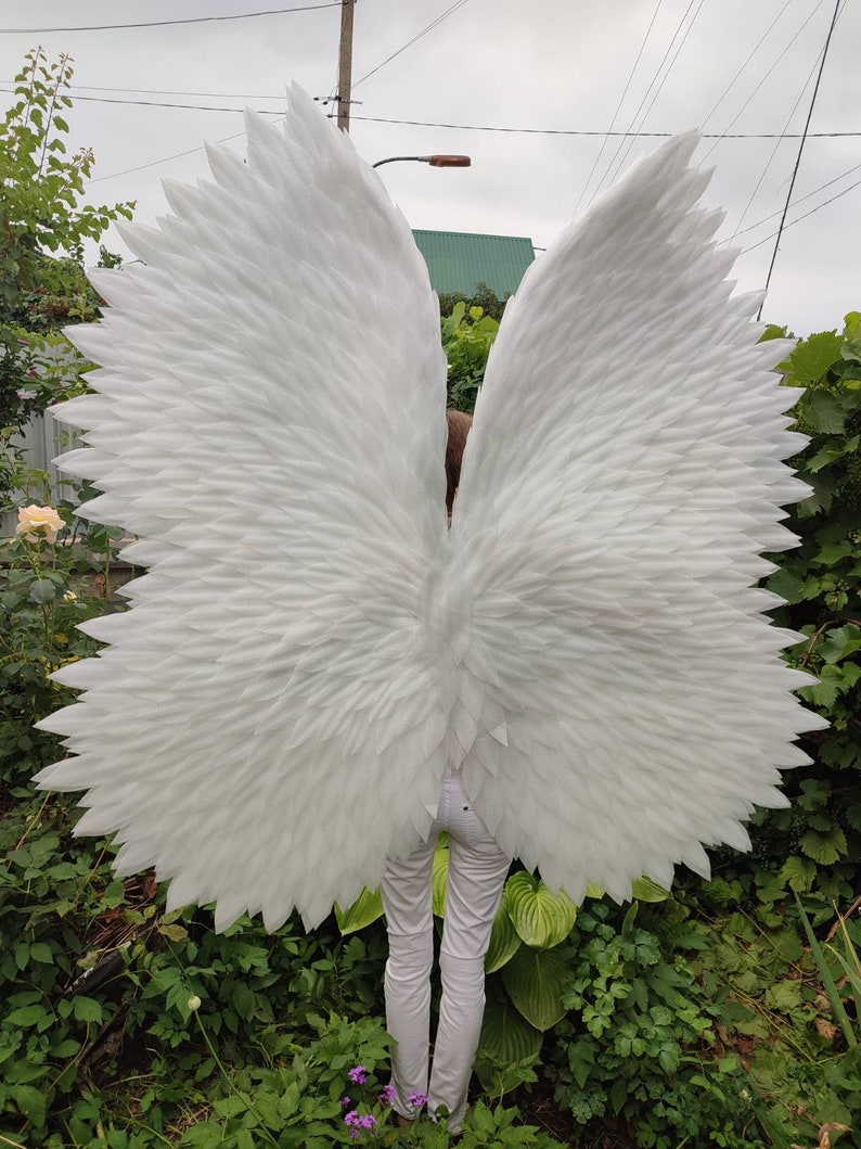 Large White Angel Wings Costume Photo Shoot Clothes Accessory - Etsy