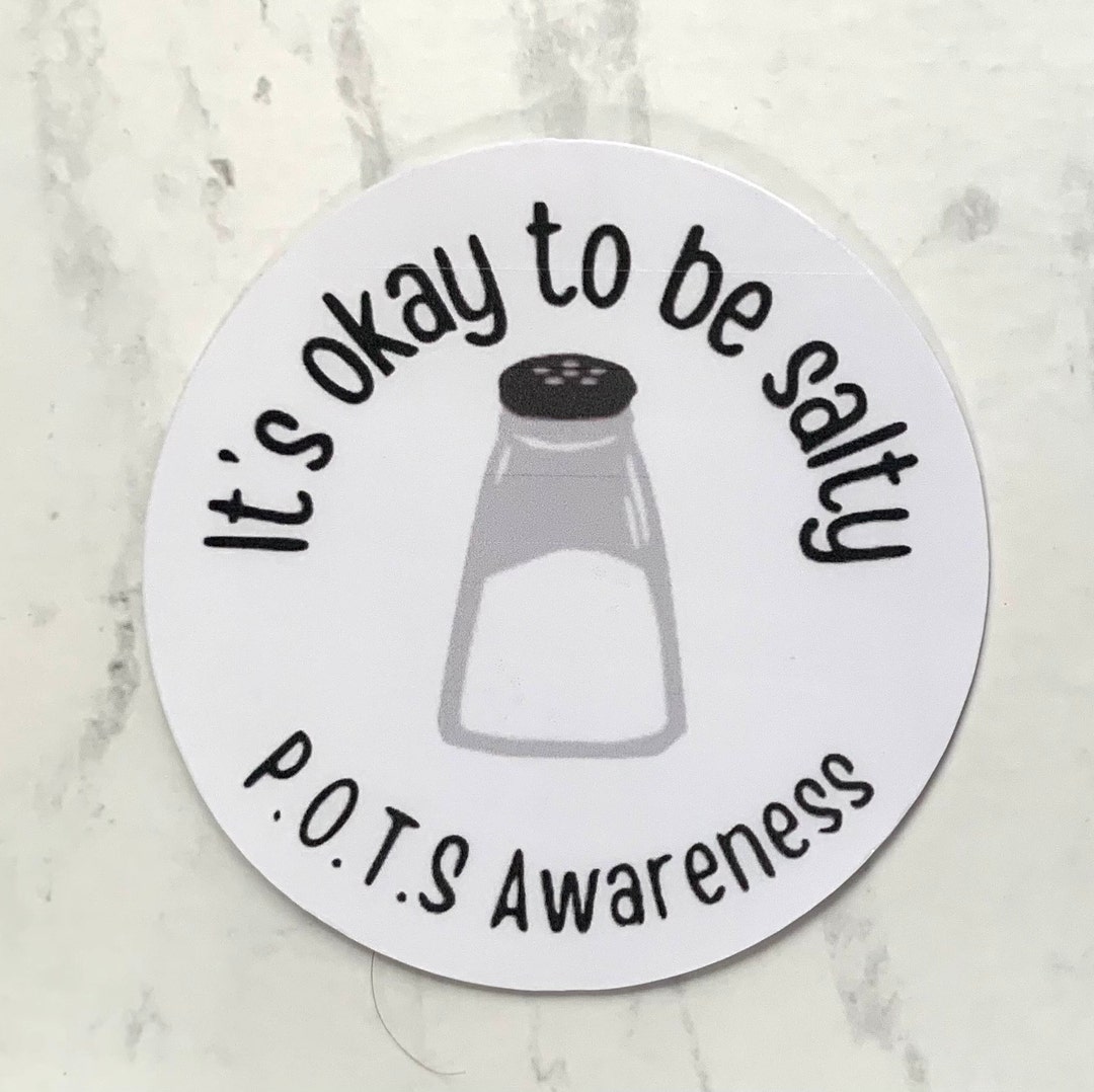 POTS Awareness Sticker | Salt Shaker | Chronic Illness | Postural ...