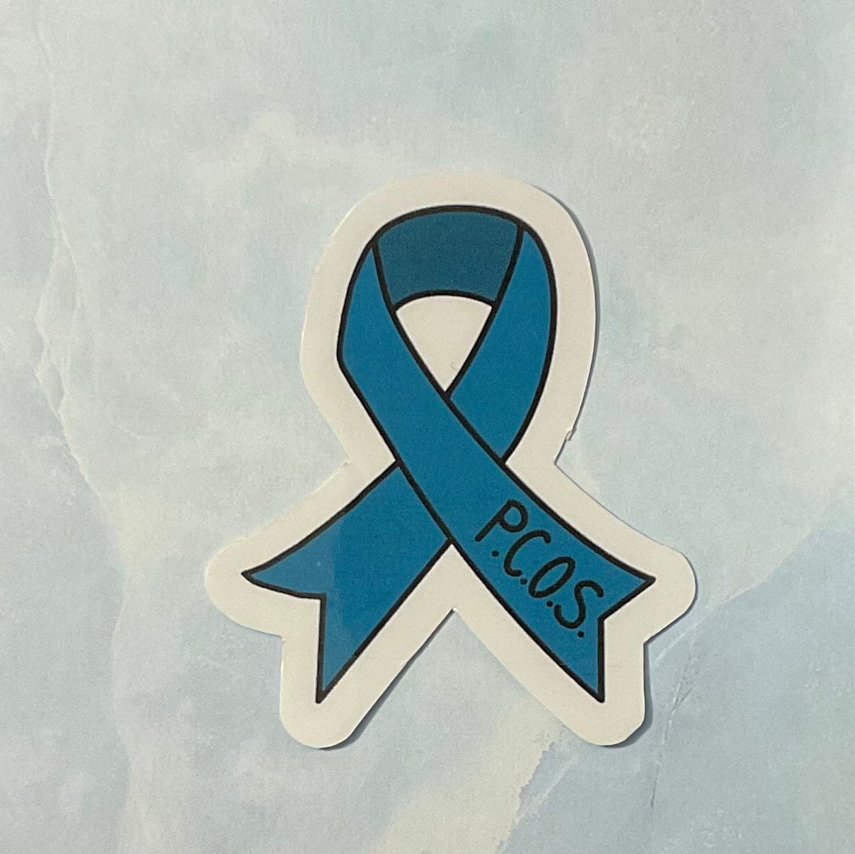 Teal Ribbon Pcos