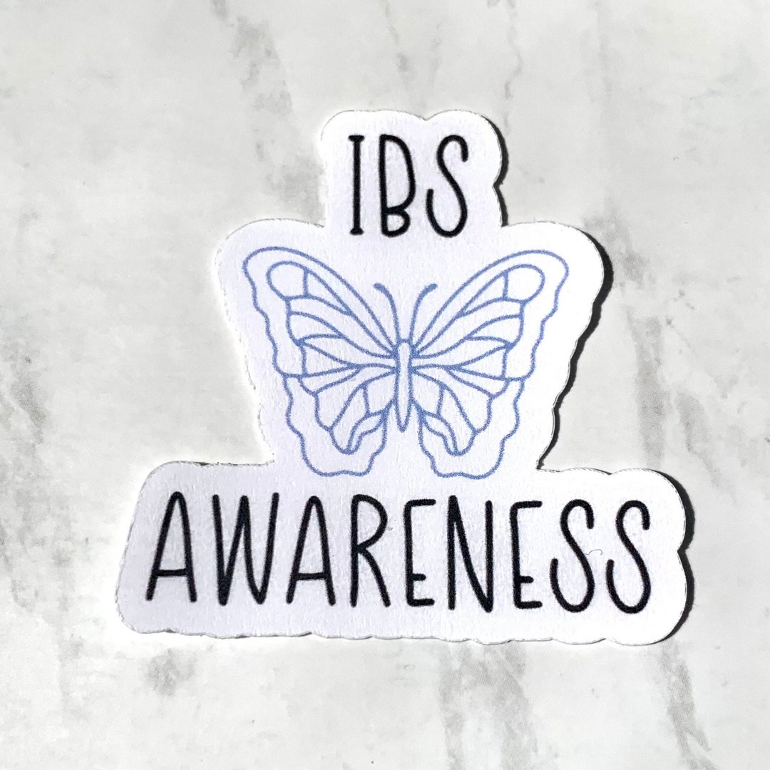 IBS Awareness Butterfly Sticker | Periwinkle Butterfly | Chronic ...